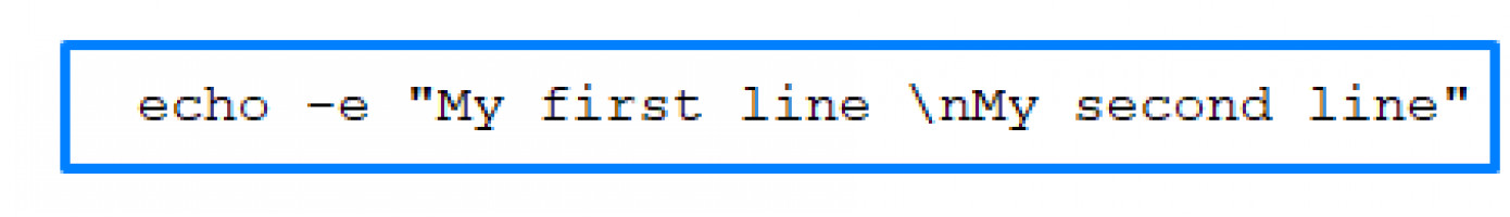 Linux New Line In Shell Script DiskInternals