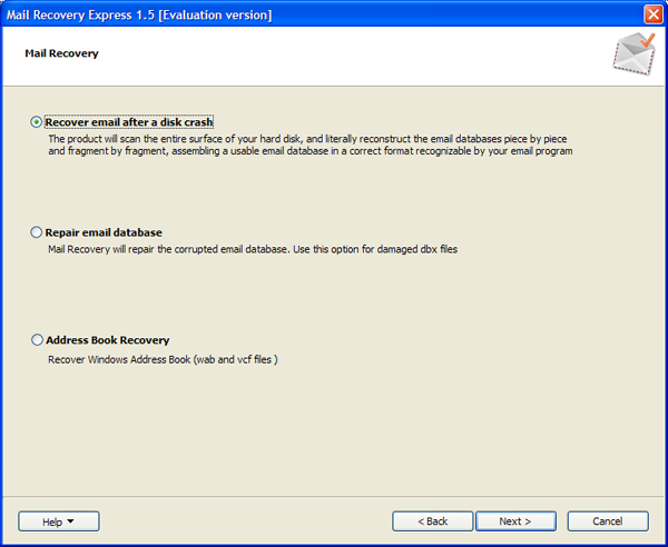 Outlook Express and Vista Mail recovery | DiskInternals