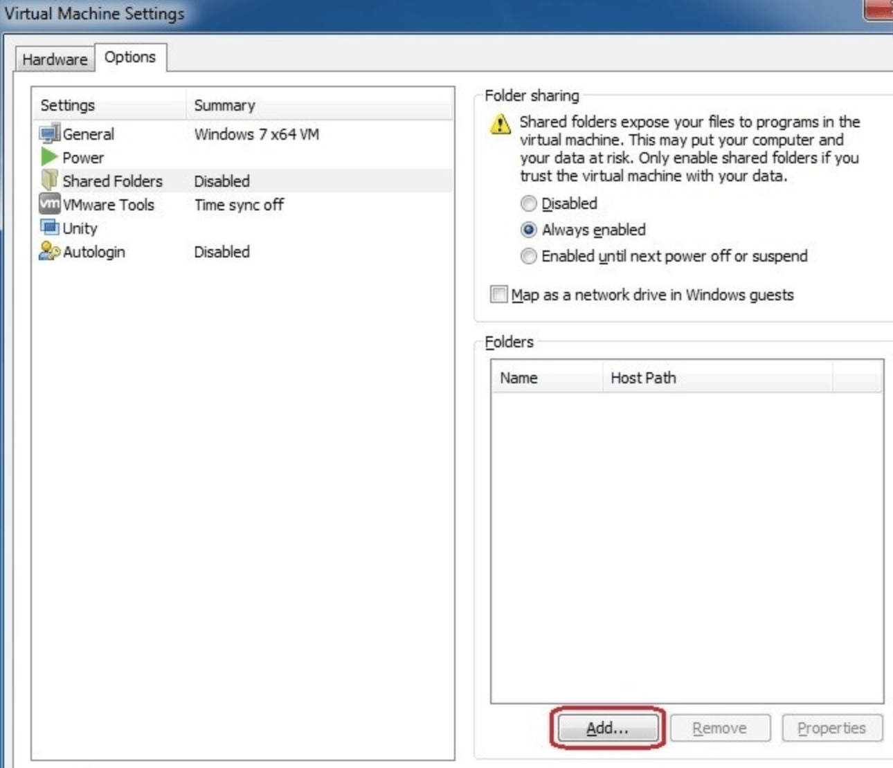 VMware Player Shared Folders DiskInternals
